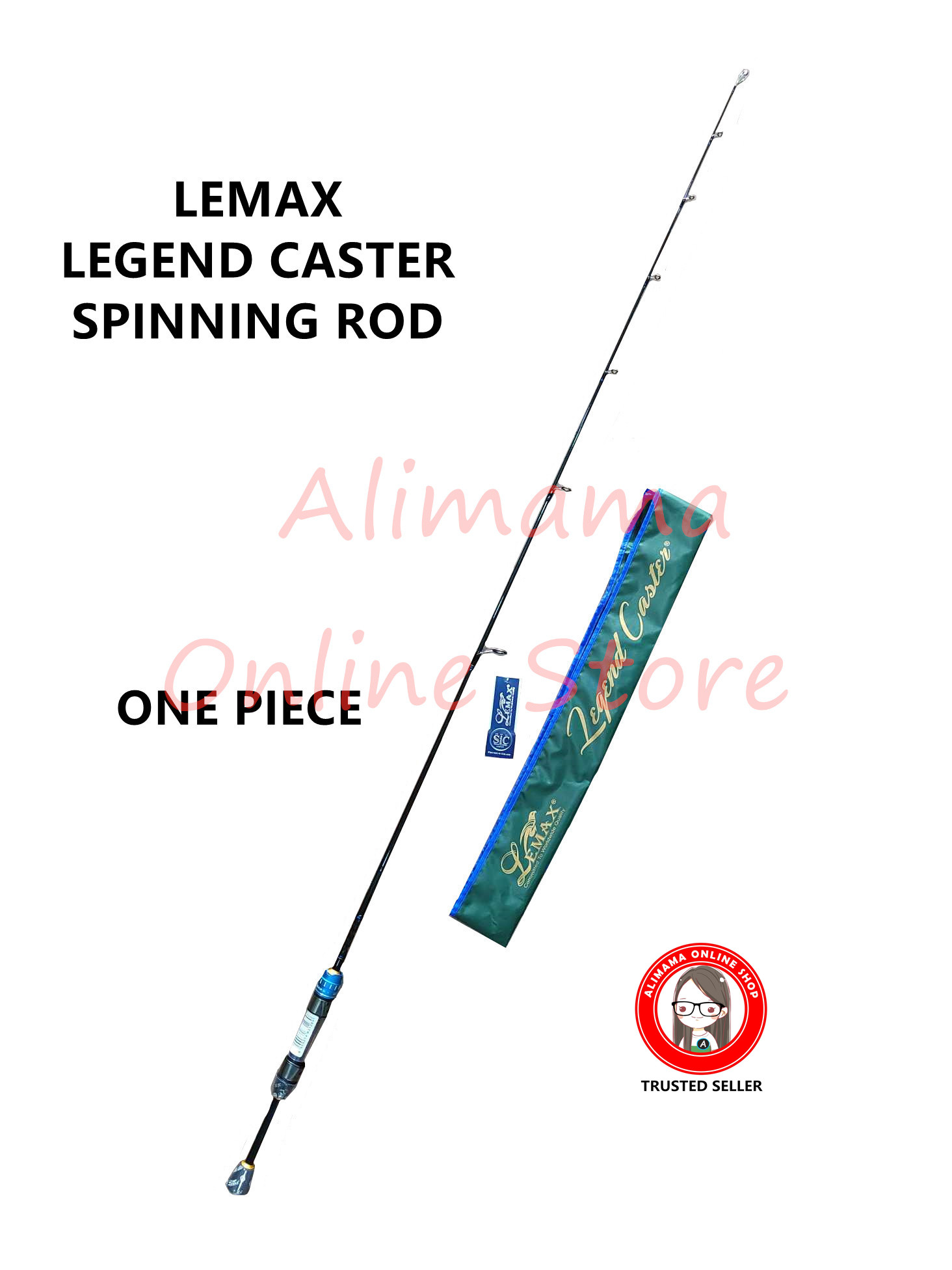 2023 NEW LEMAX LEGEND CASTER SPINNING ONE PIECE FISHING ROD | Shopee ...