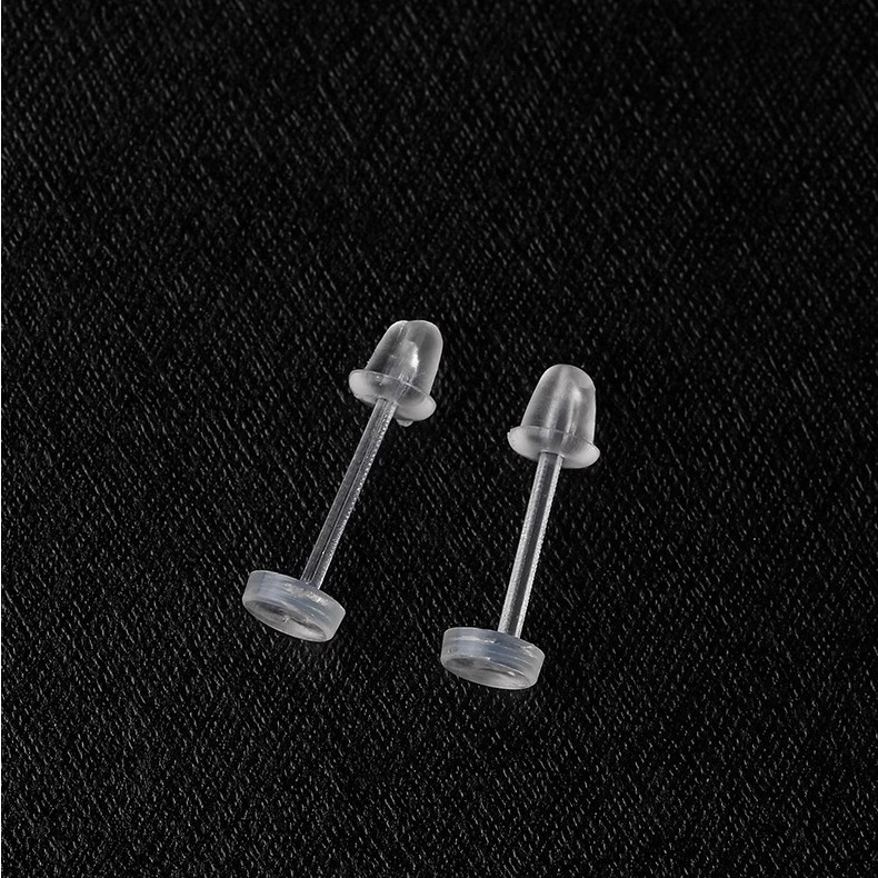 Transparent Plastic invisible Hypoallergenic Protect Flat Ears Ear Pins ...