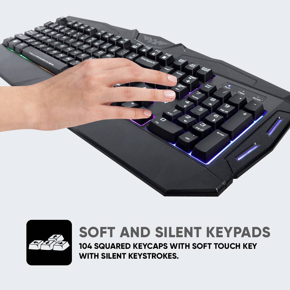 Armaggeddon AK-6770 KALASHNIKOV II Wired Membrane Keyboard and Mouse ...