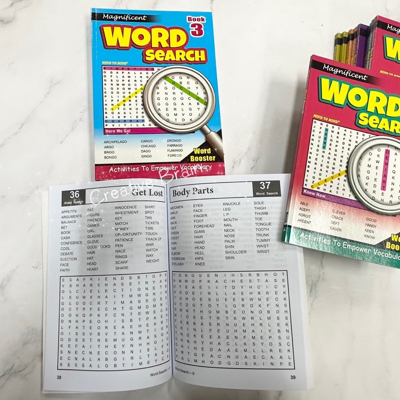 Magnificent Word Search Word Booster Activities To Empower Vocabulary ...