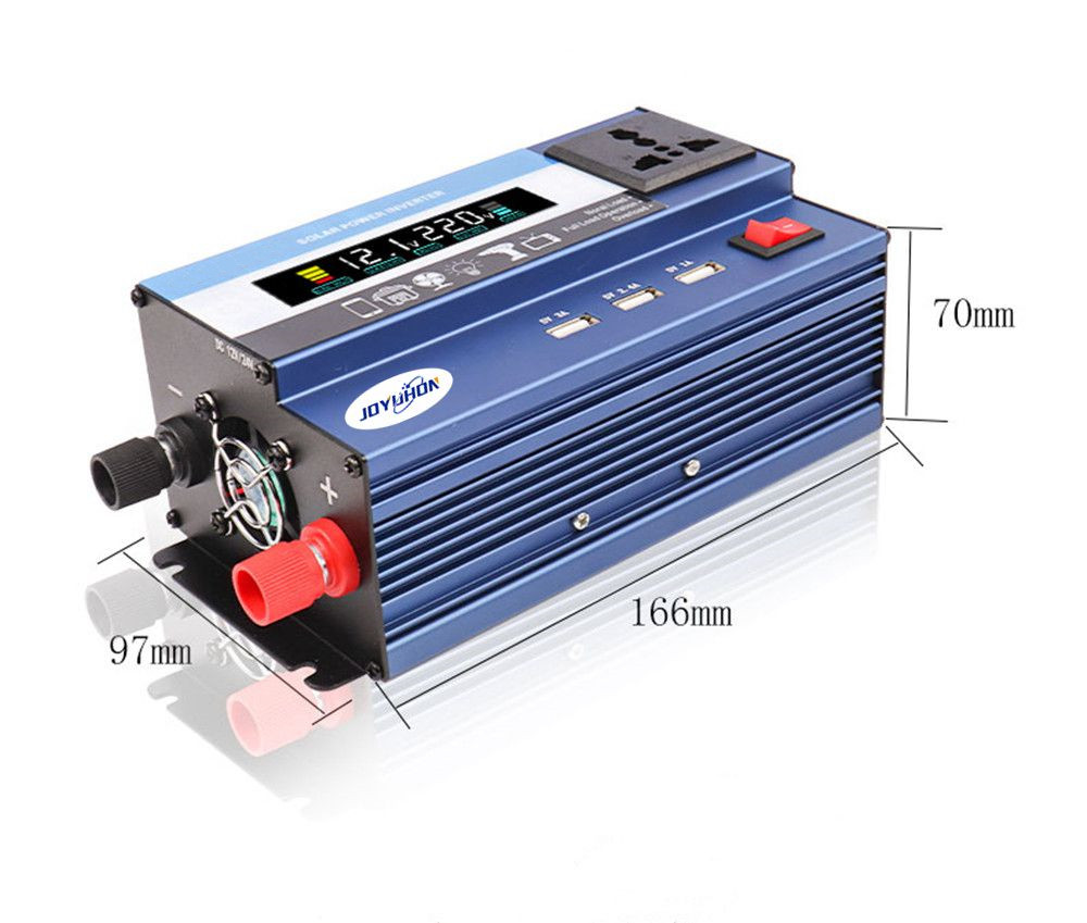 JOYUHON Car Power Inverter 10000W/12000W Solar Inverter DC12V TO AC220V ...