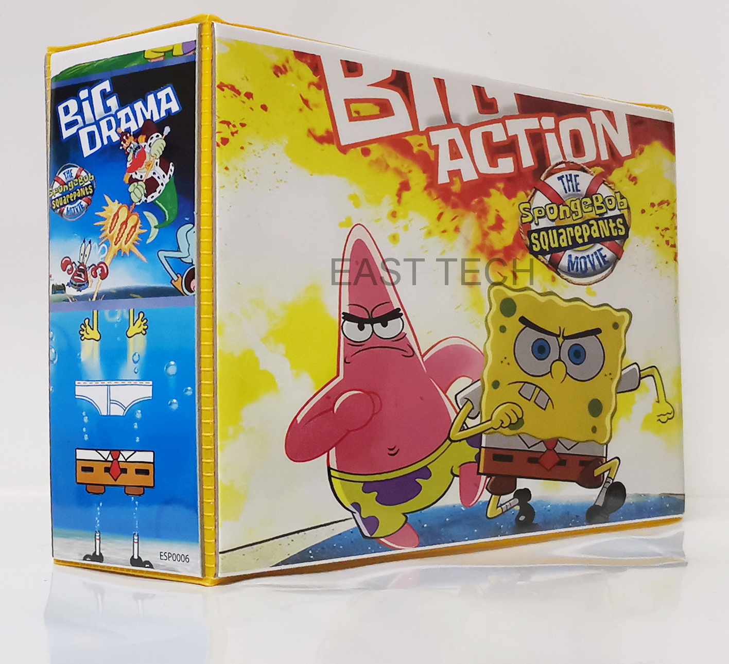 SpongeBob SquarePants CD Sleeve Hard Cover SMALL PVC 2D Ring CD VCD ...