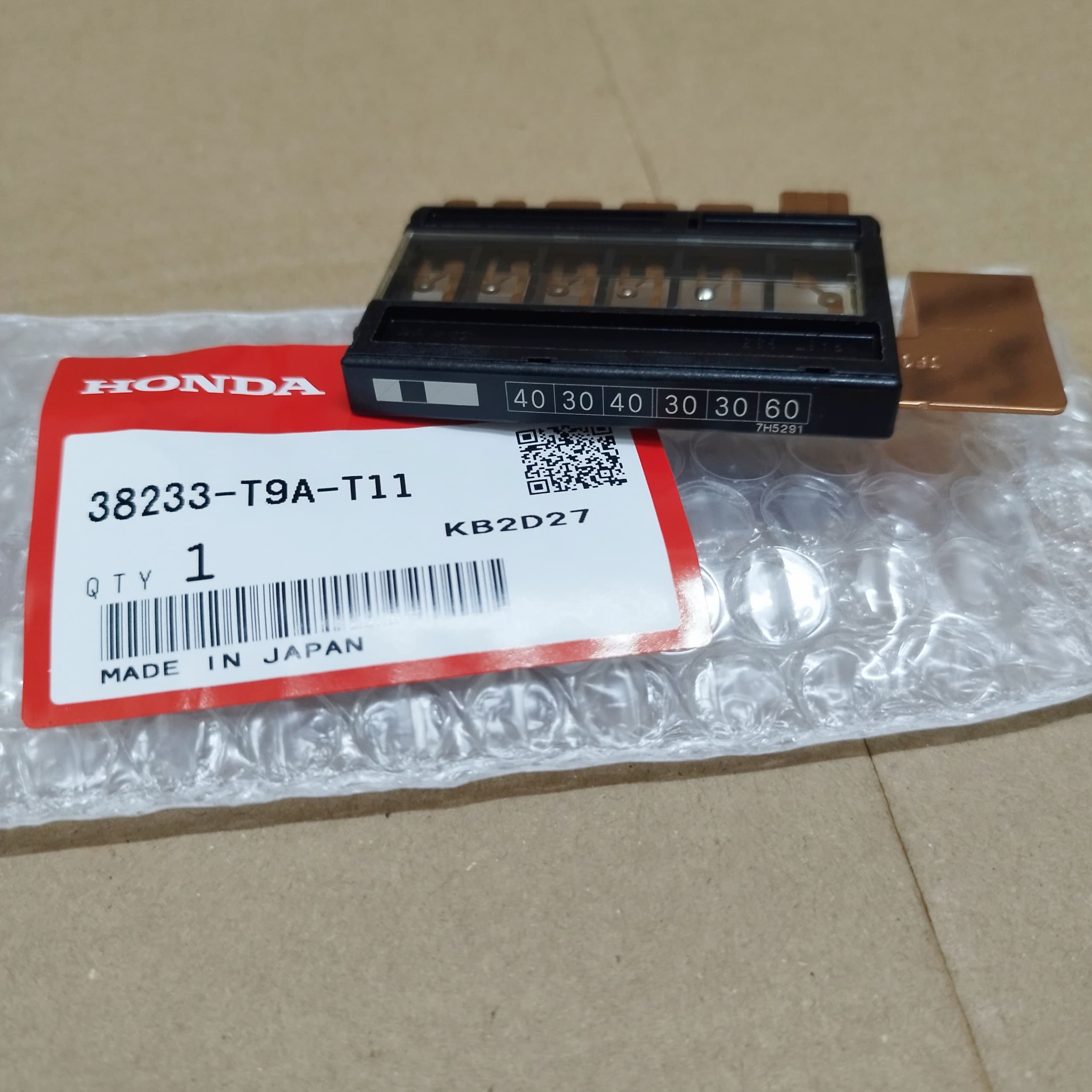 38233-T9A-T11 Ori WIRE HARNESS FUSE E, MULTI BLOCK Honda City T9A GM6 ( 40 30 40 30 30 60 ...