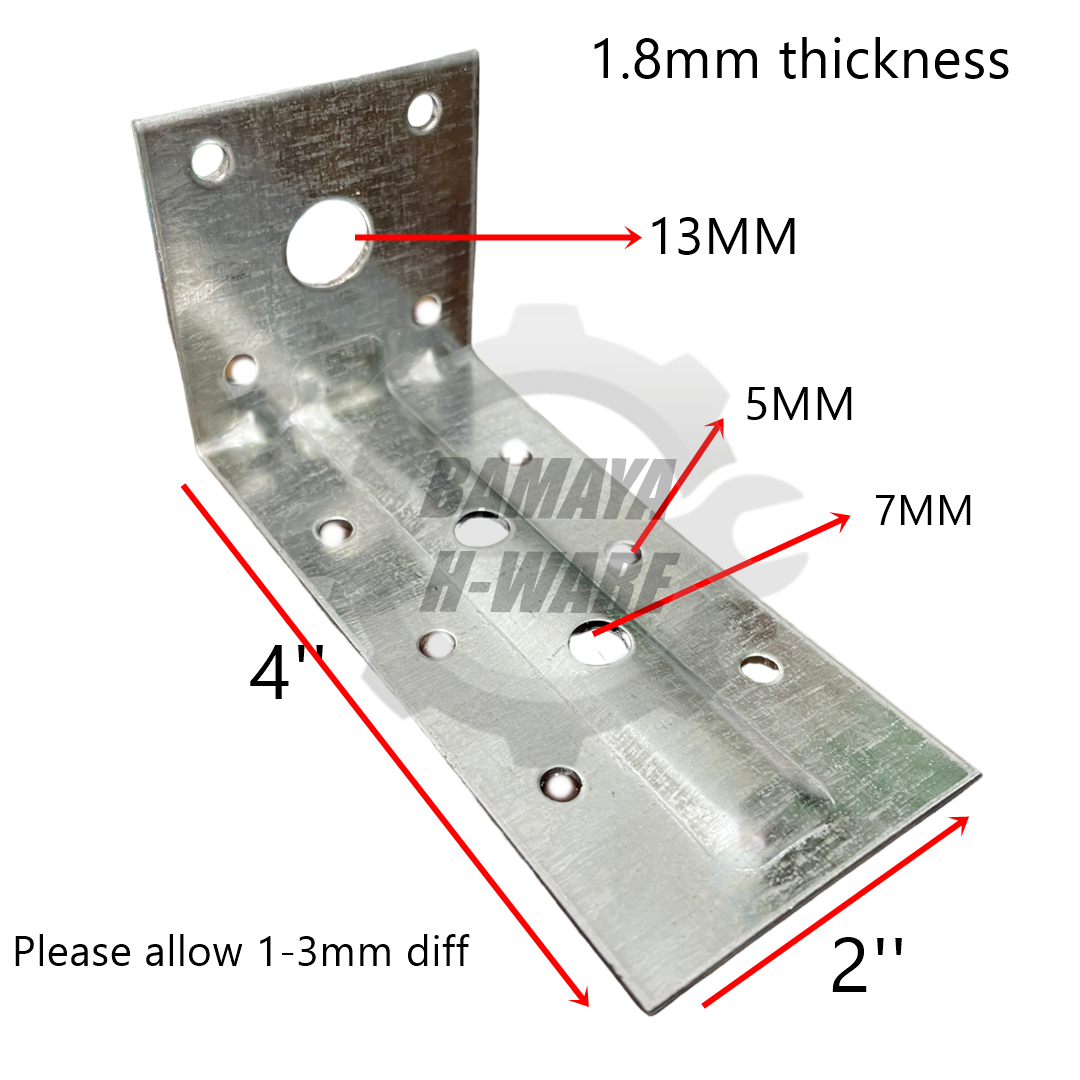 Mild Steel 2''x4'' L Bracket. Roofing Bracket. C Channel Steel Bracket ...