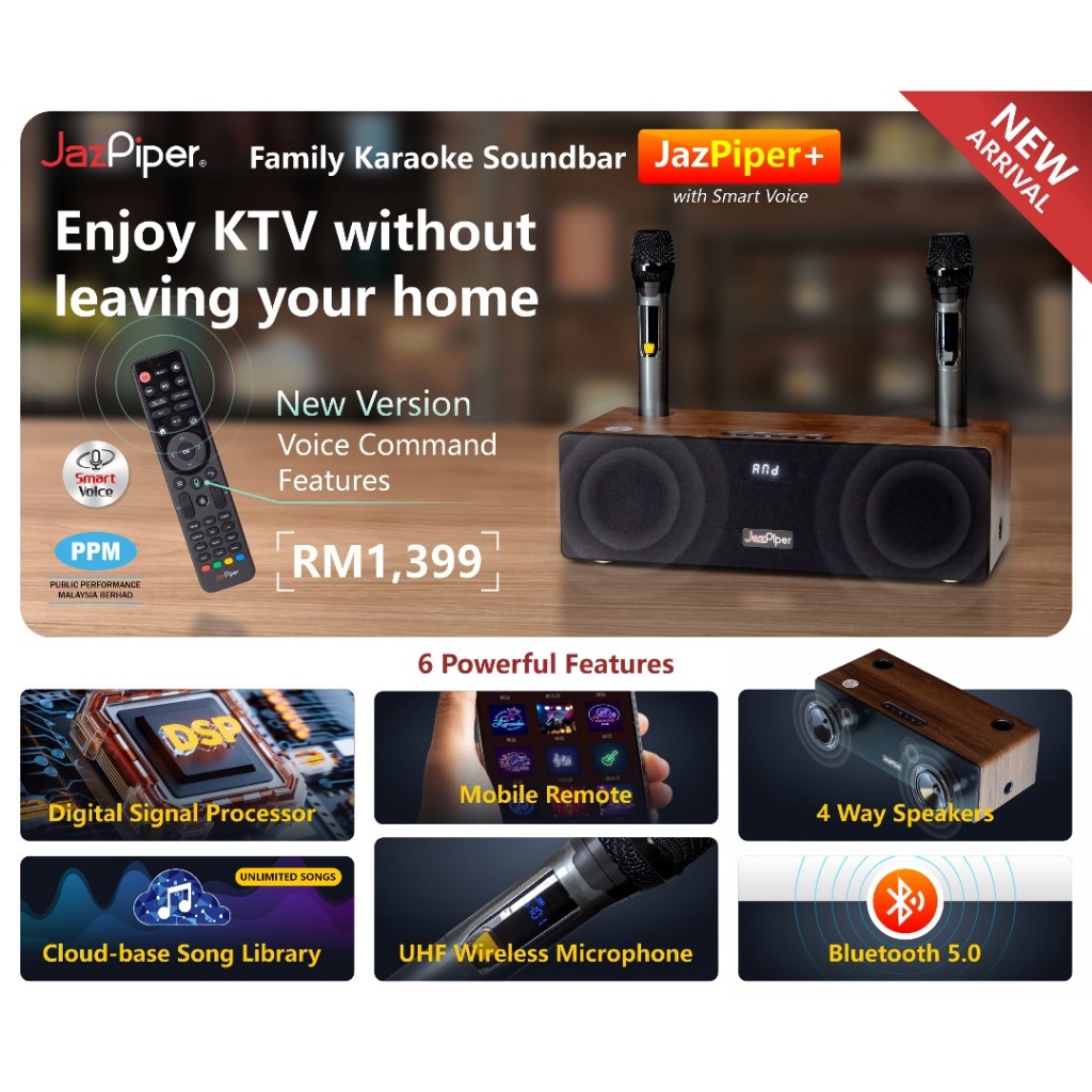 Jazpiper+V3 Family Karaoke Soundbar / Karaoke Speaker N-S10 Original ...