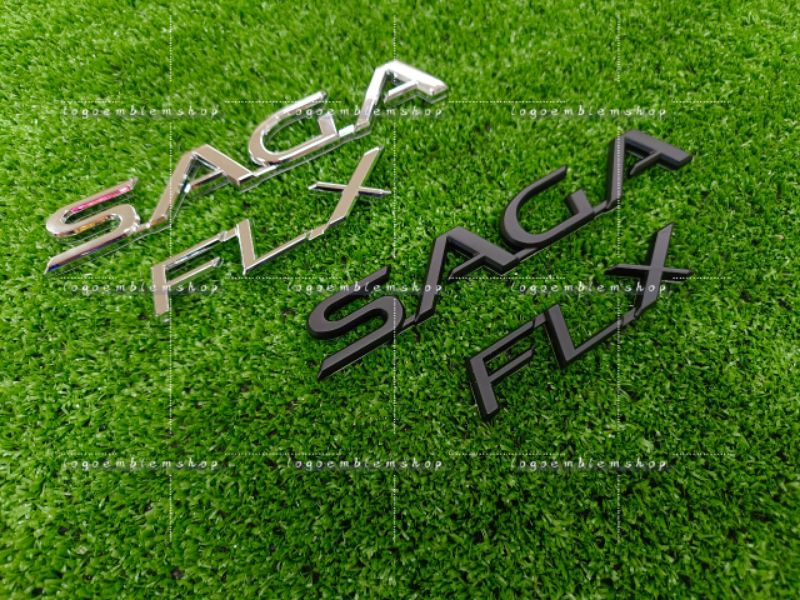 Ready Stock Emblem Proton SAGA FLX Belakang Tulisan SAGA FLX | Shopee ...