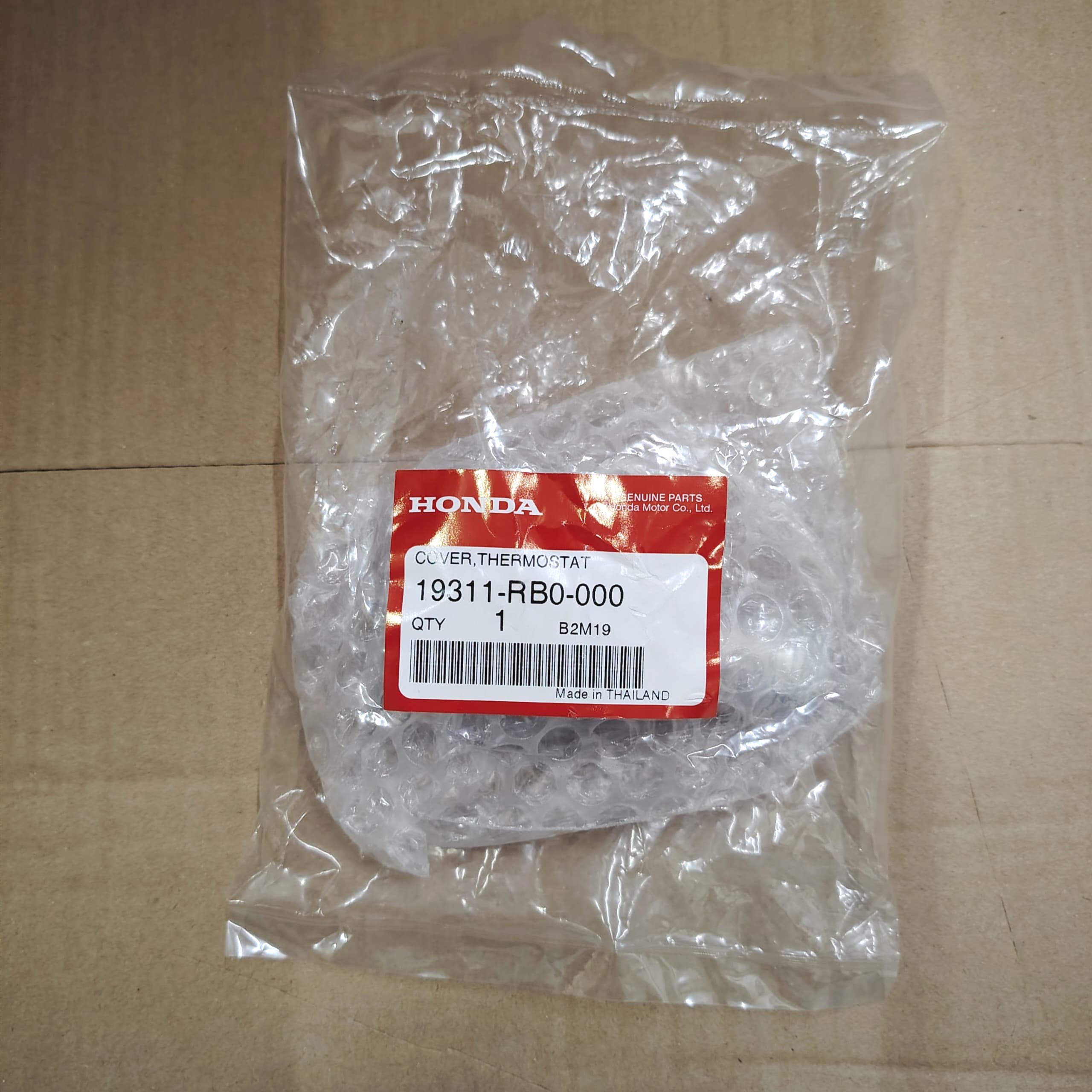 19311-RB0-000 Ori Thermostat Cover Upper Honda City TM0 GM2 / Jazz TF0 ...