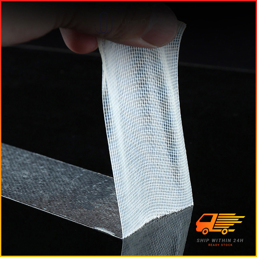 U.me Double-Sided Tape High-Strength Fabric-Based Yellow High Viscosity ...