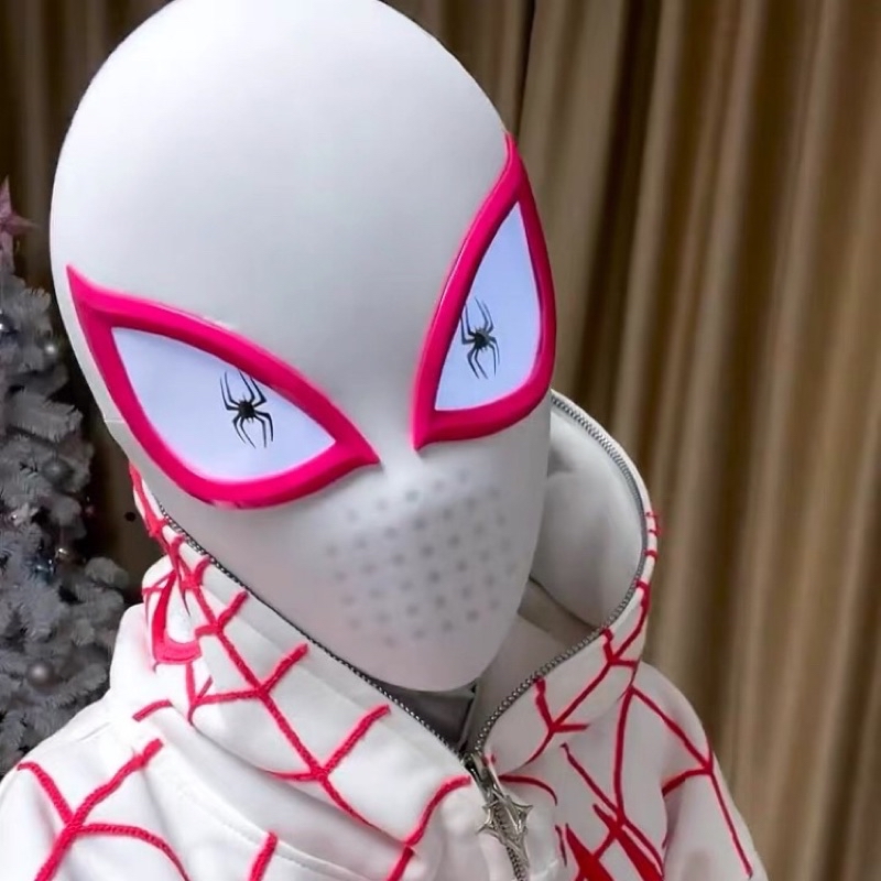 Gwen Stacy Spider Girls Headgear LED Eyes / Spider Verse Gwen Stacy ...
