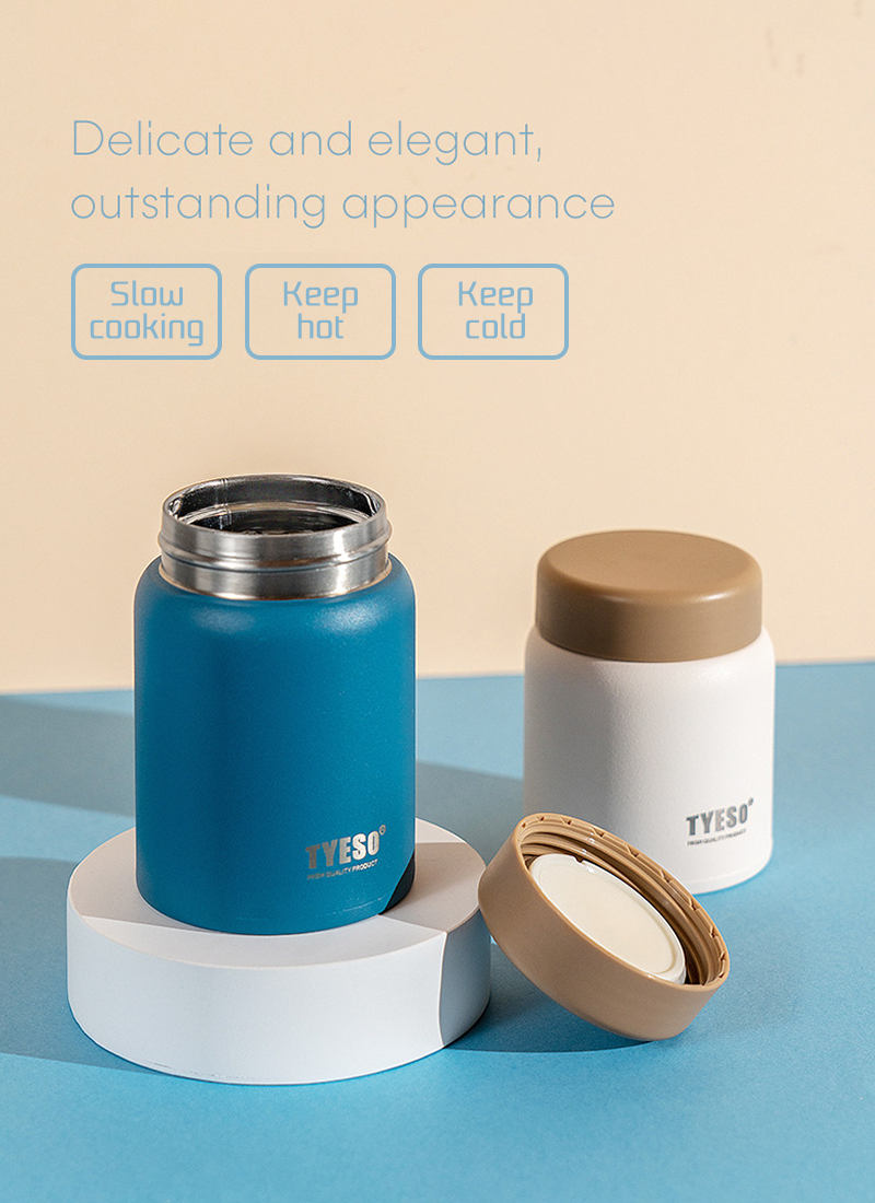 TYESO Thermos Food Jar 220ml/280ml Food-grade Stewed Pot Heat ...