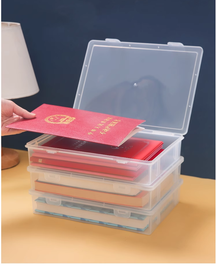 Document A4 Organizer Storage Box File Stationary Passport Organiser ...