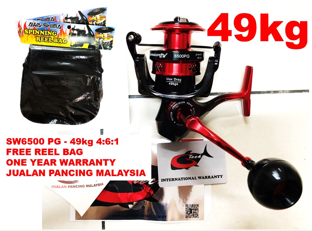 GTECH 2021 NEW MODEL SWAGGER SW SALTWATER JIGGING LIMITED EDITION REEL ...