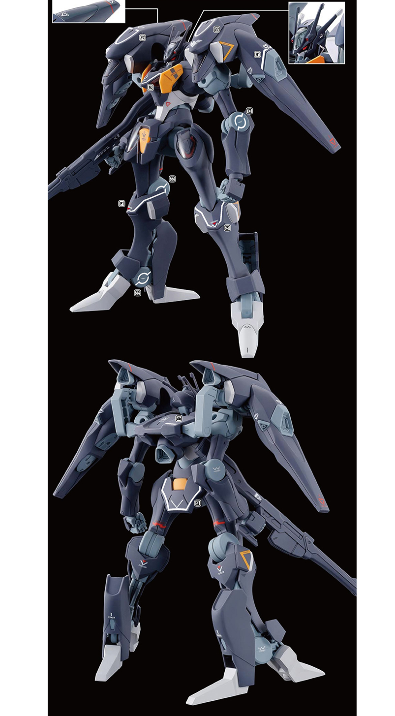 (TRS) Waterslide Decal - HG 1/144 Pharact (Bronzing) The Witch from ...