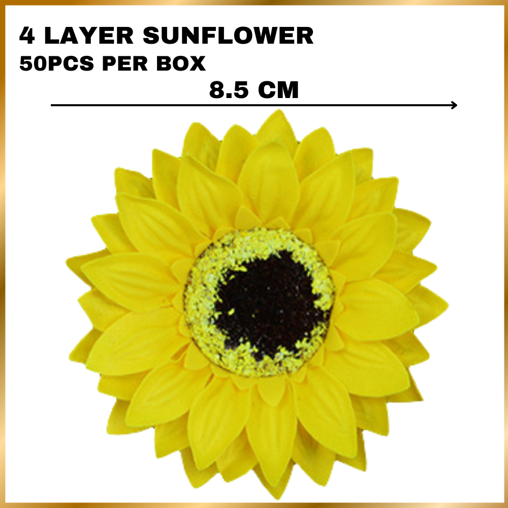 3 Layer Soap Flower 5 Layer Soap Flower Sunflower Soap Flower Carnation ...
