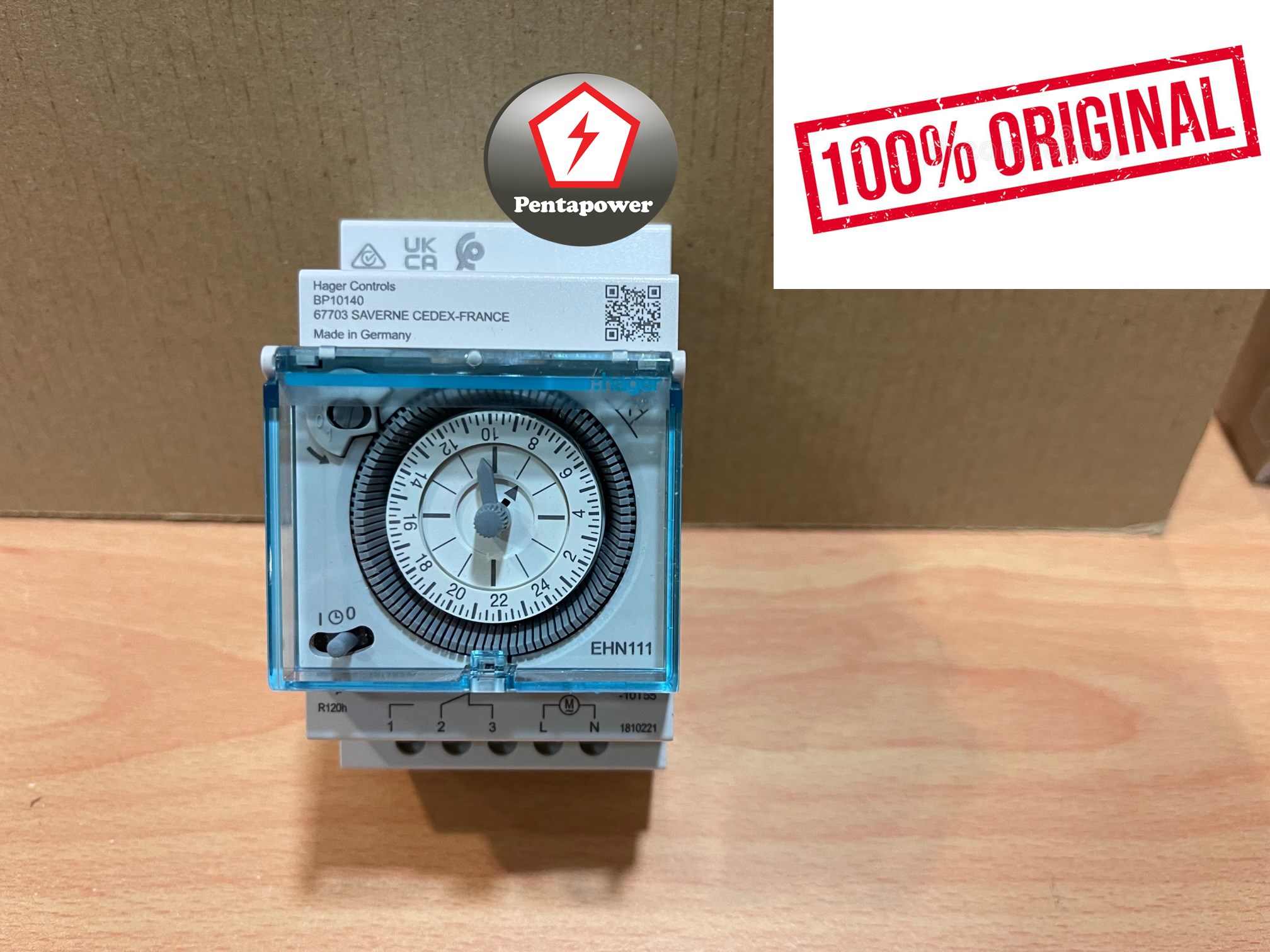 HAGER EHN111 HAGER 3 MOD 24HRS TIME SWITCH W/POWER RESERVE | Shopee ...