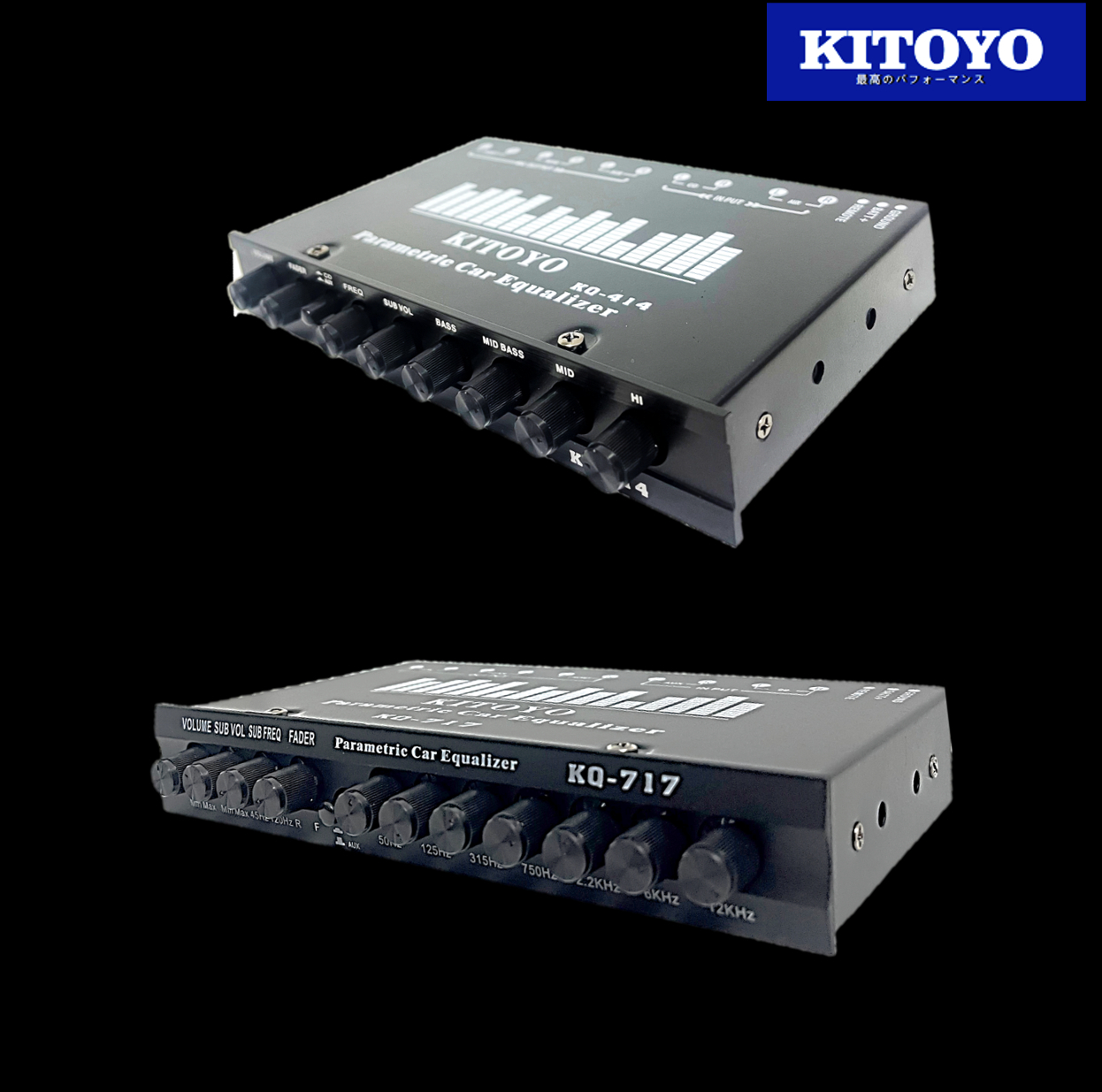Kitoyo Pre Amp 4 Band Pre Amp 7 Band Equalizer Parametric Preamp with ...