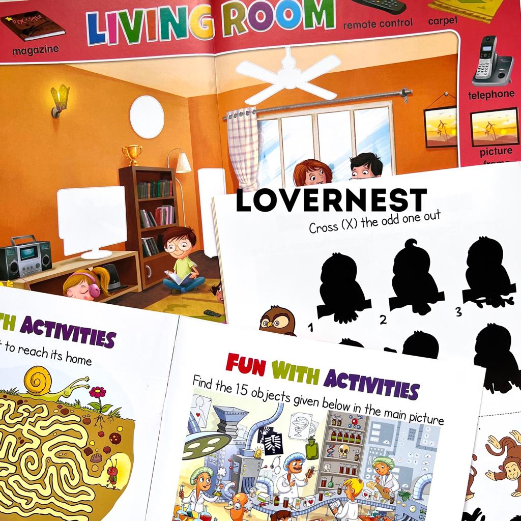 Sticker Book for Little Hands - Kindergarten Children Motor Skills ...