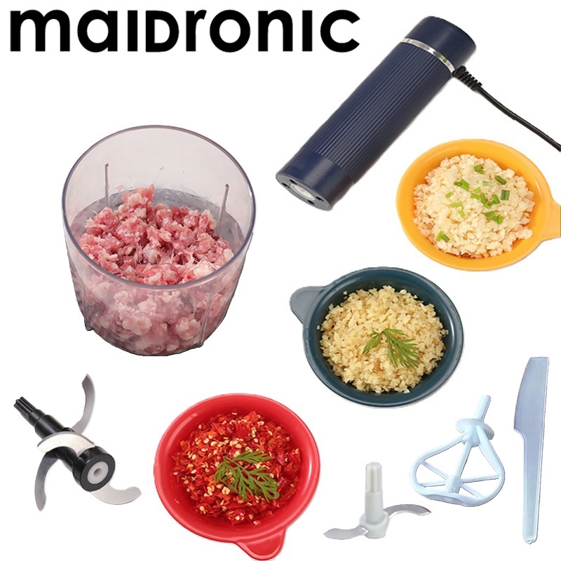 Aicook x Maidronic MD-890PRO Dual Blade 4 Bowl Electric Chopper Meat ...