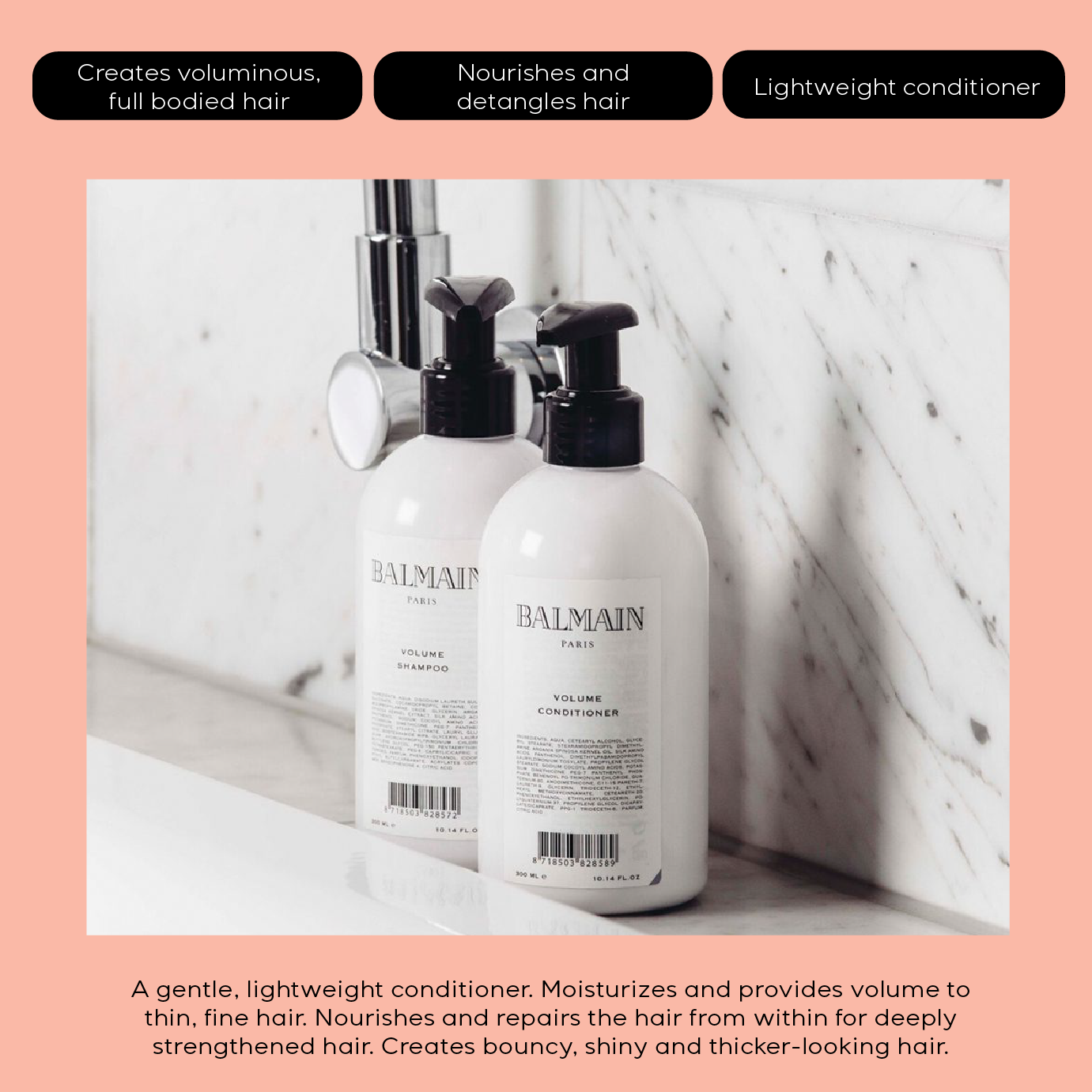 Balmain Volume Conditioner 300ml | Shopee Malaysia