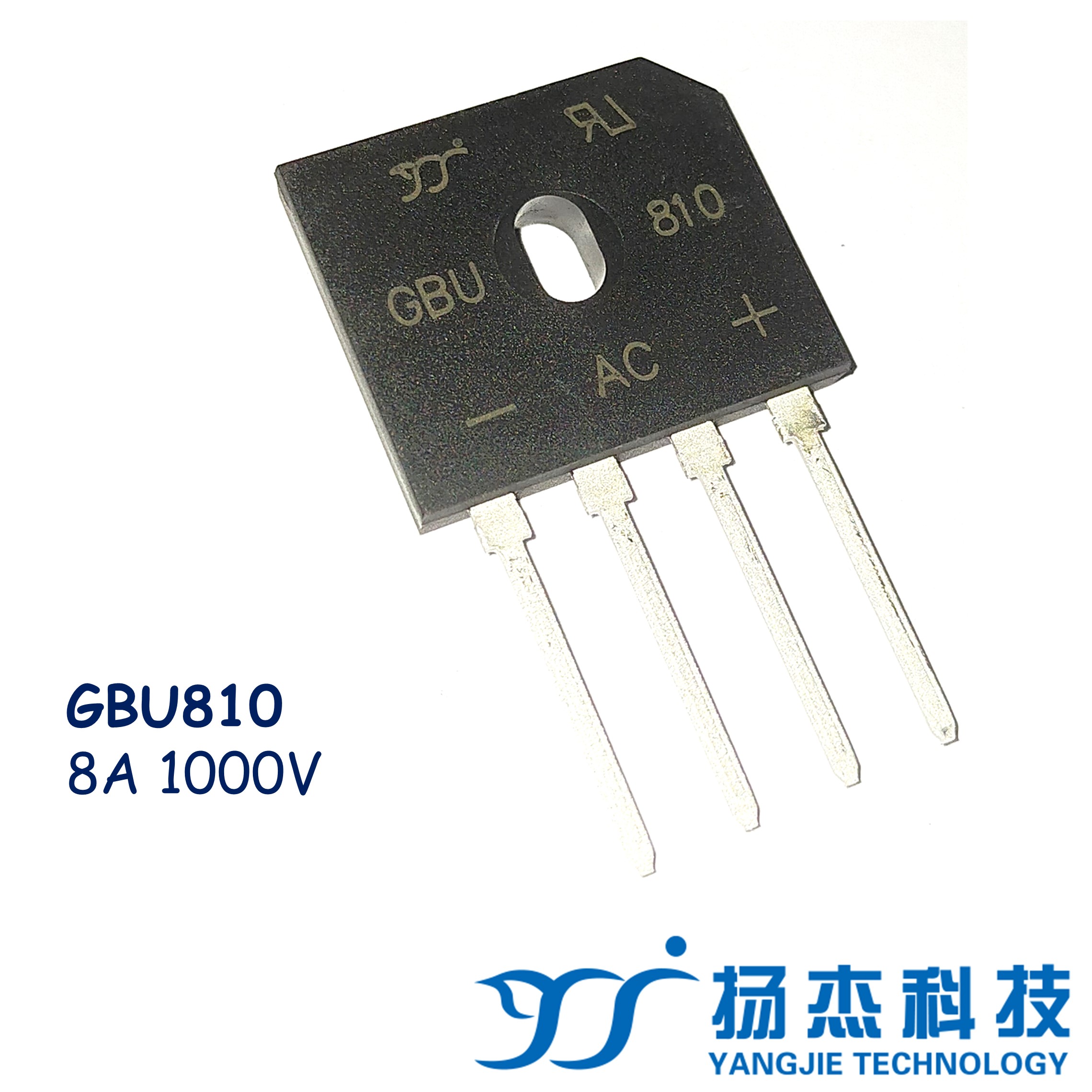GBU810 GBU1010 GBU1510 GBU2510 Bridge Rectifier Penerus Jambatan 1000V ...