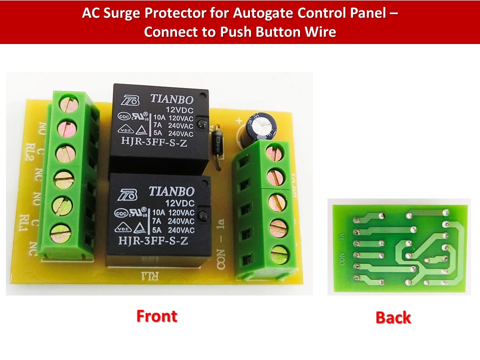 AC Lightning Surge Protector for Autogate control panel / AC Surge ...
