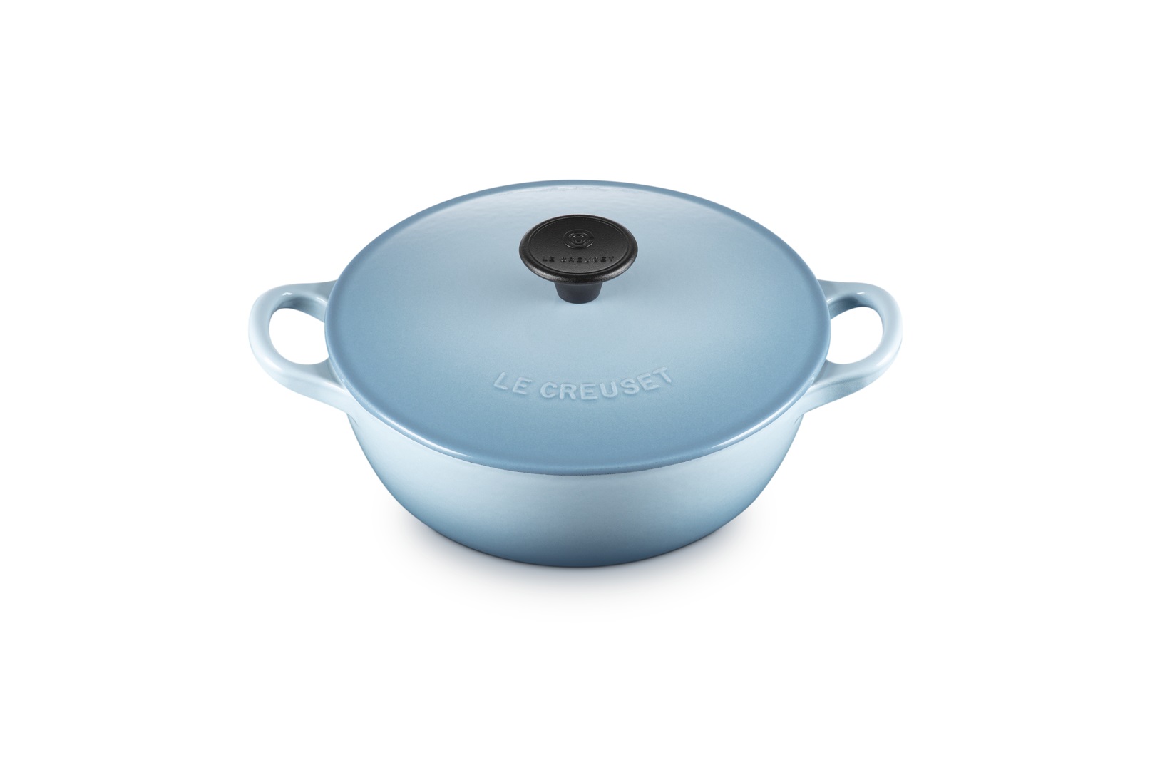 Le Creuset Stir-fry Marmite Classic Range 18cm - Coastal Blue | Shopee ...