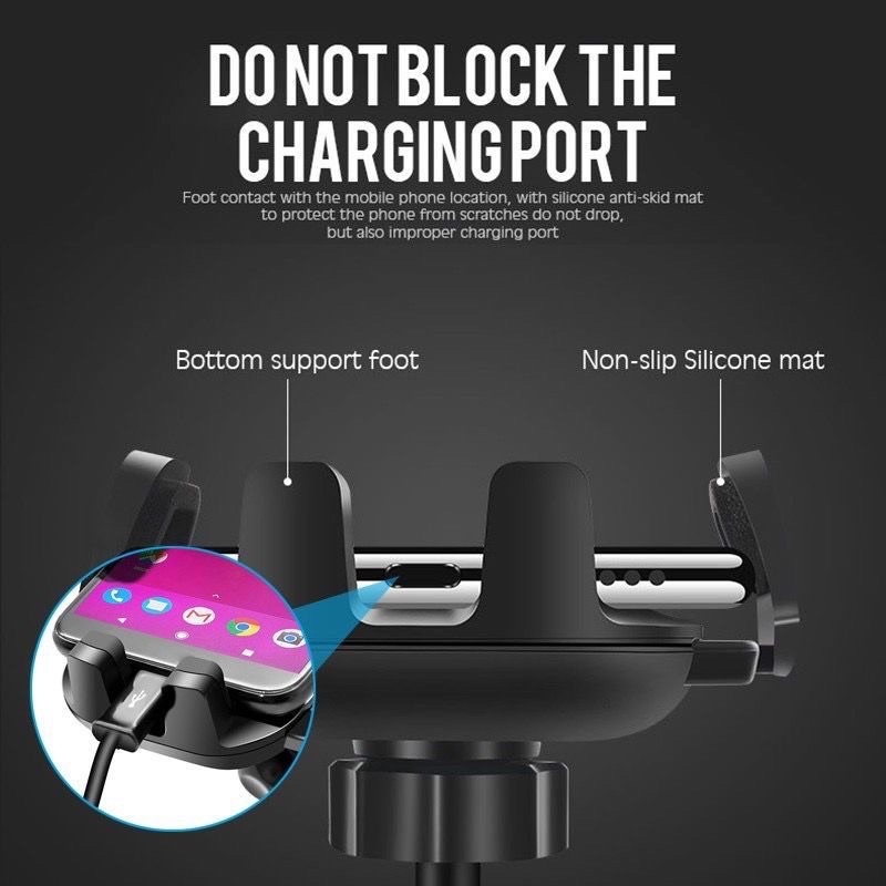 Universal 360° Long Neck Car Mount Phone Holder Mobile Phone Stand with Silicon Sucker (With ...
