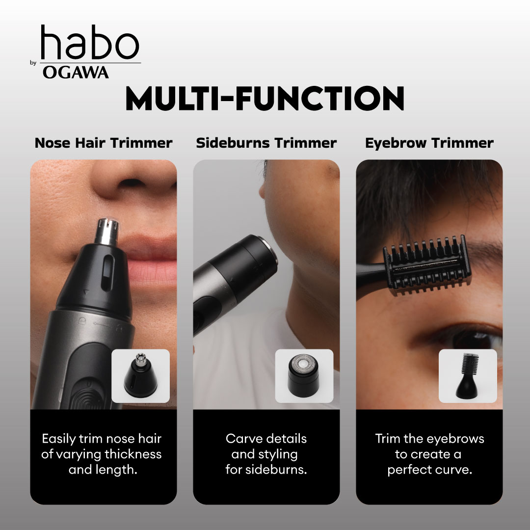 Habo By Ogawa StyleX 3 In 1 Men's Trimmer | Shopee Malaysia