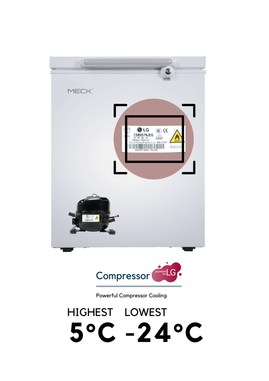 [SAVE 4.0] Meck / Pensonic 100L Chest Freezer | MFZ-116R6 PFZ-113 PFZ ...