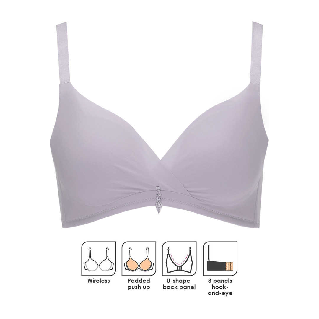 XIXILI JAY MODERN WIRELESS BRA - ASSORTED COLOURS | Shopee Malaysia