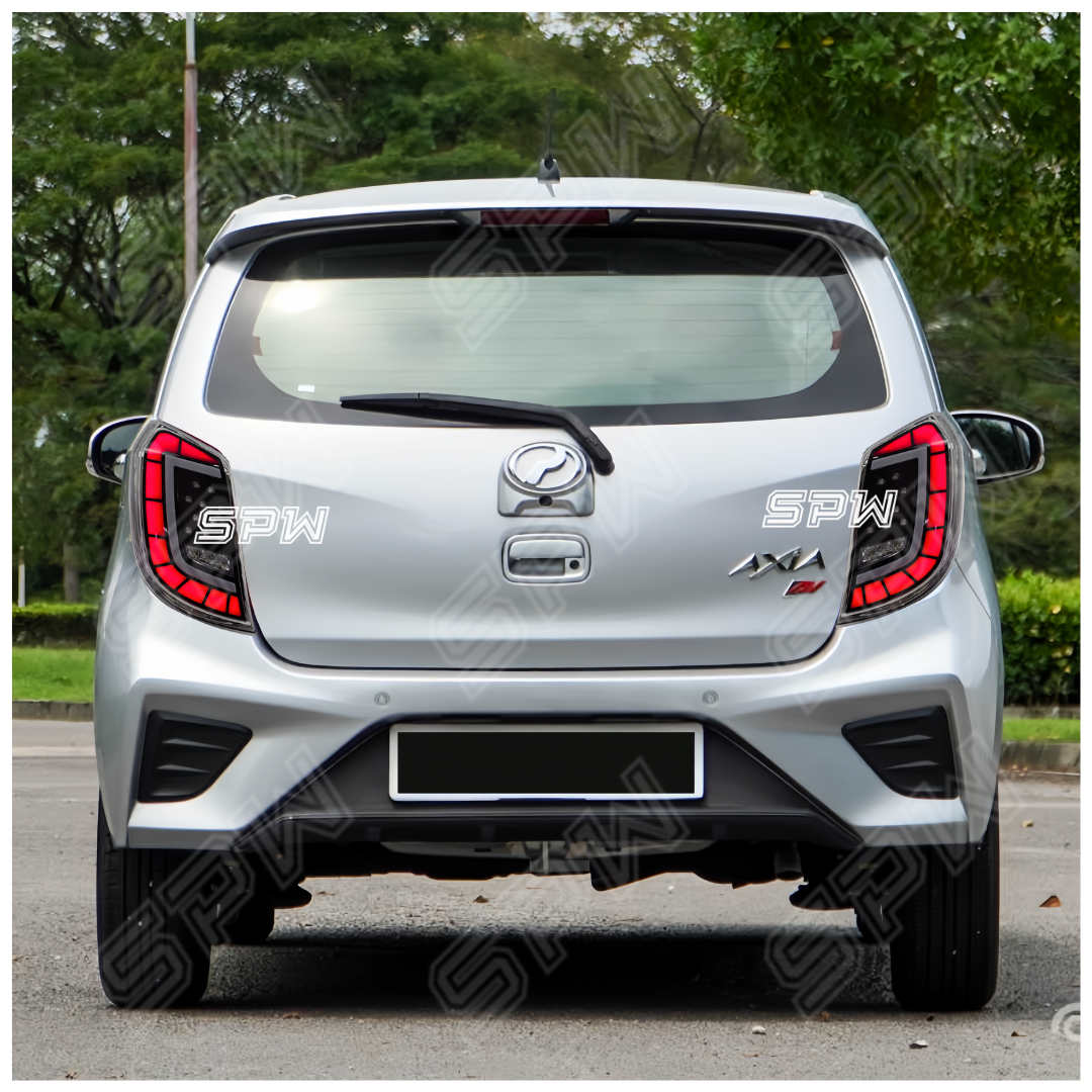 Perodua Axia (2014-2022) V2 Tail Lamp Tail Light Daylight DRL LED ...