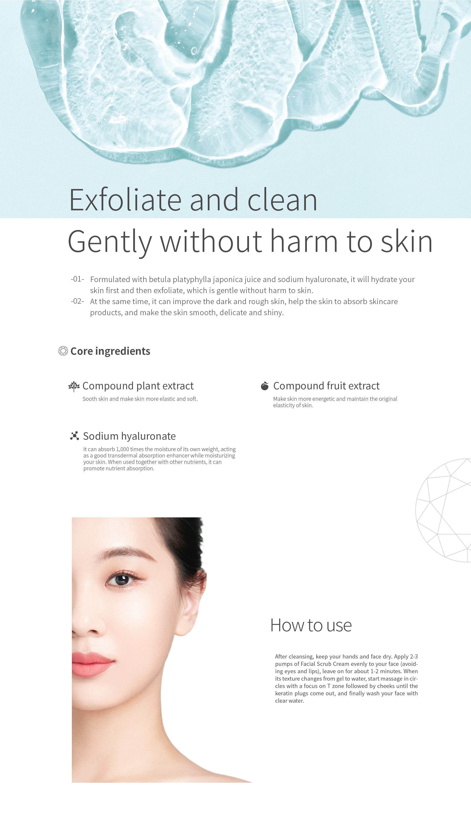 Syrinx Pure Melt Facial Scrub Cream, 100ml, Exfoliating, Deep Cleansing ...