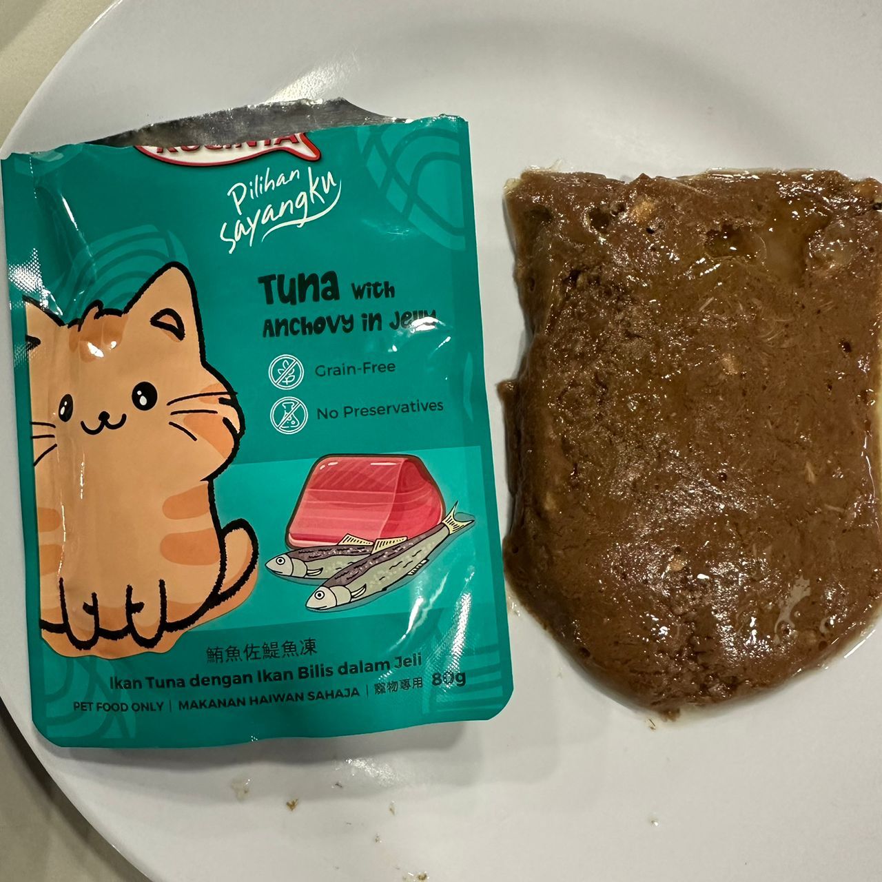 Kucinta Pouch 80g X 12 Pouch (1 Box) Kucinta Wet Food For Cat | Shopee ...