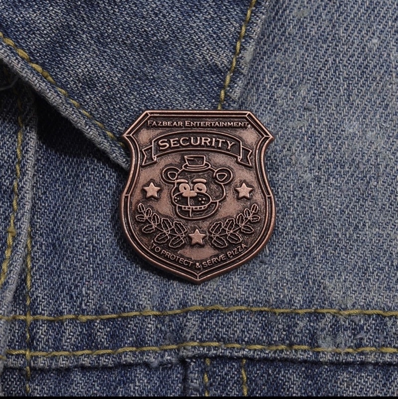 [Ready Stock Malaysia] Five Nights at Freddie’s Security Guard Emblem ...