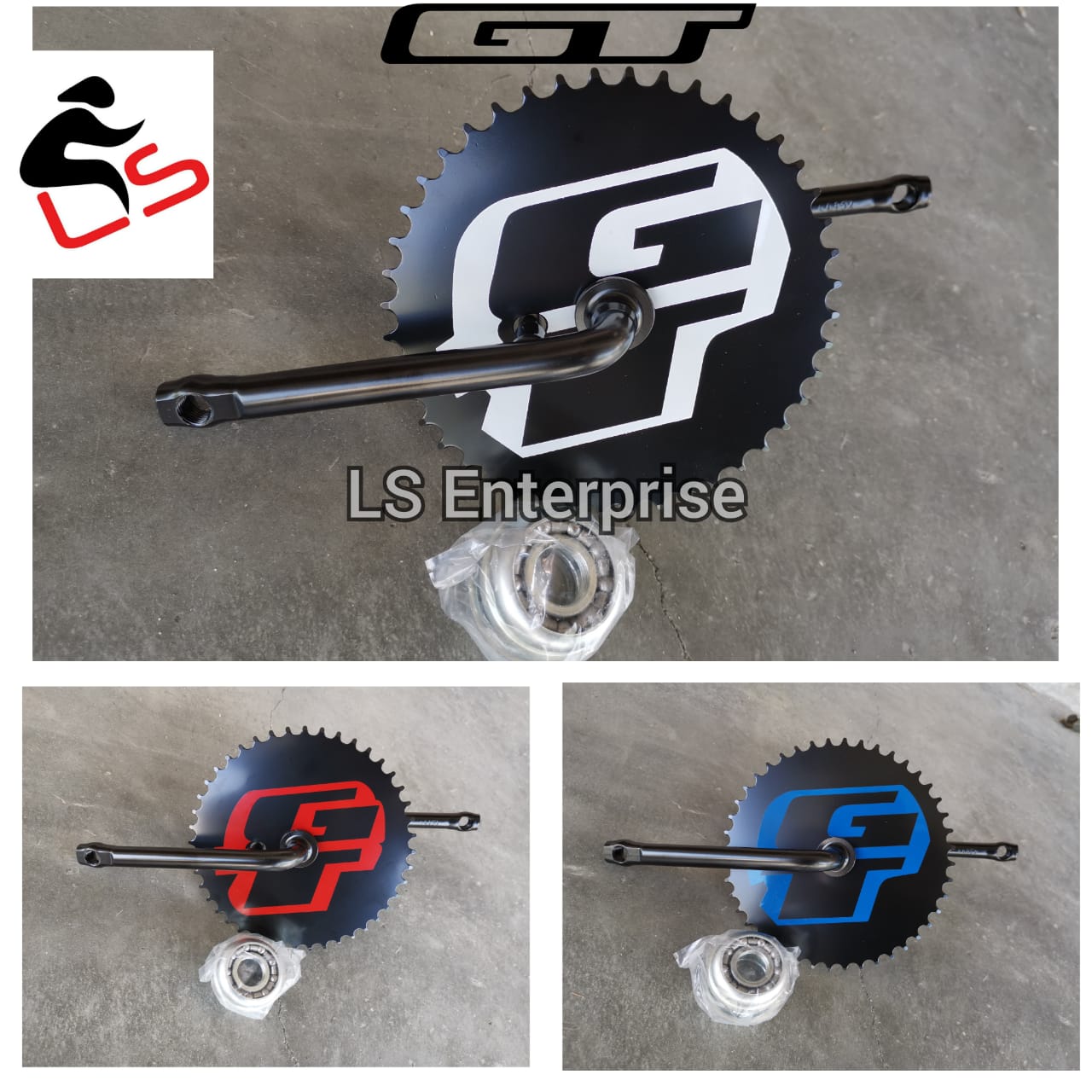 LS Crank GT 60T 52T 44T Full Crank Set Bicycle GT Crank Set | Shopee ...