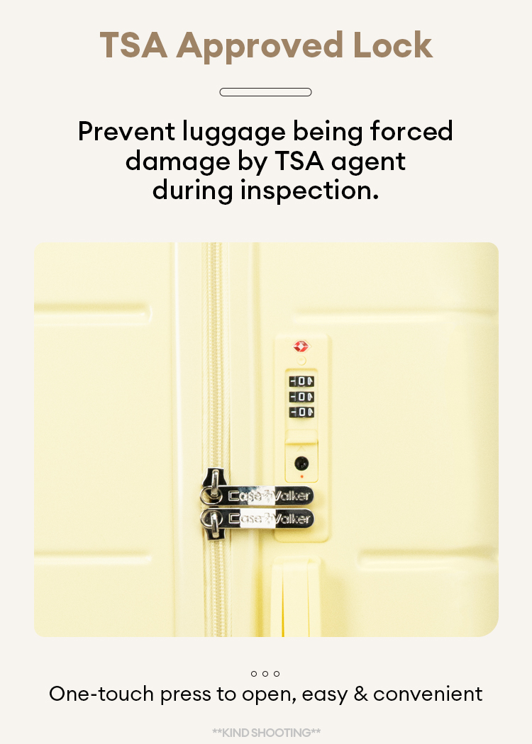 Case Valker Anna 3in1 PC+ABS Hard Case Luggage Set TSA Lock (24" + 20 ...