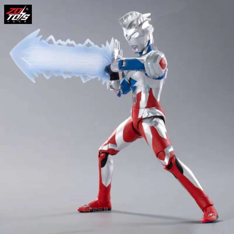 ZD TOYS Ultraman Z Alpha Edge Ultraman Light-Up Series - 1/10 Action ...
