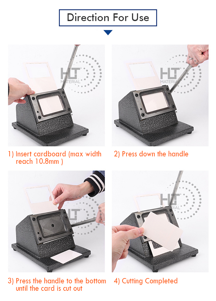 PVC ID Card Cutter Heavy Duty Round Corner 86x54mm Name Card Cutter ...