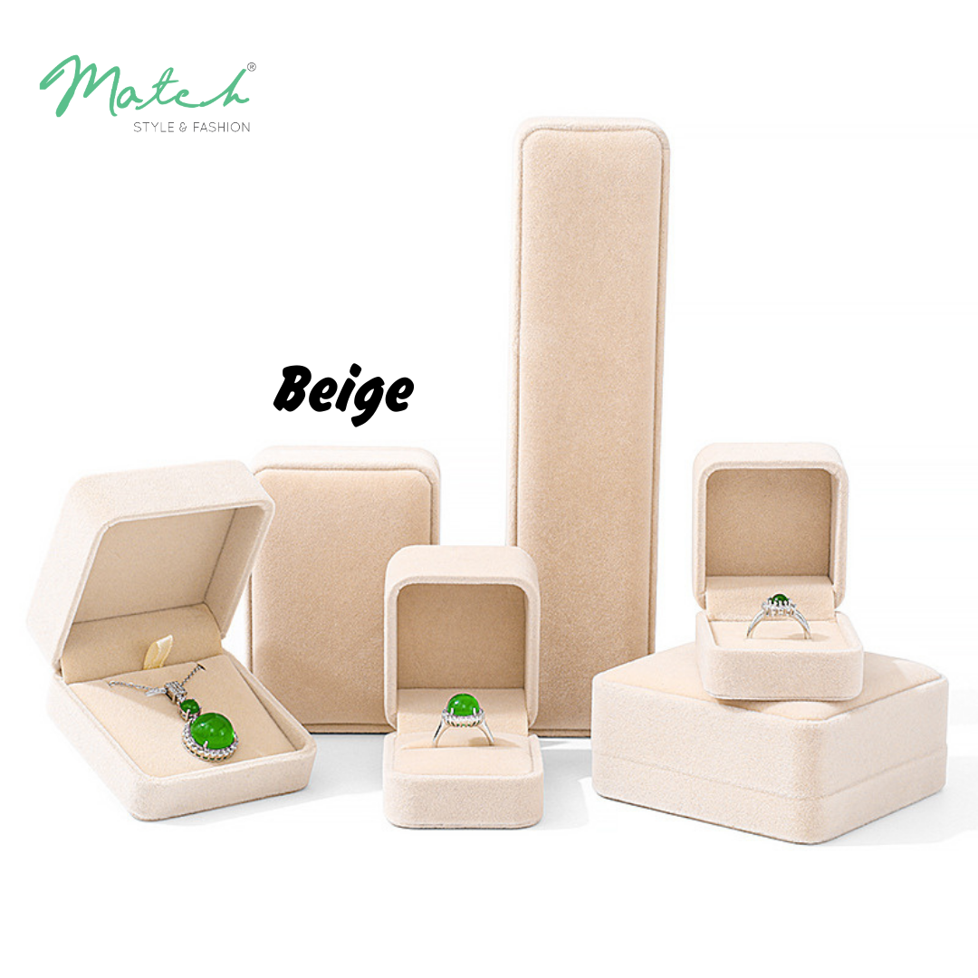 Velvet Jewelry Box Ring Necklace Bangle Bracelet Display Orgainzers ...