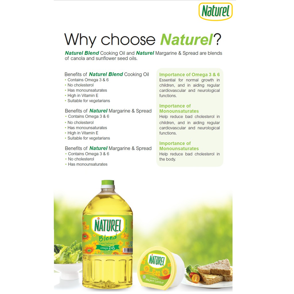 Naturel Blend Cooking Oil 2kg | Shopee Malaysia