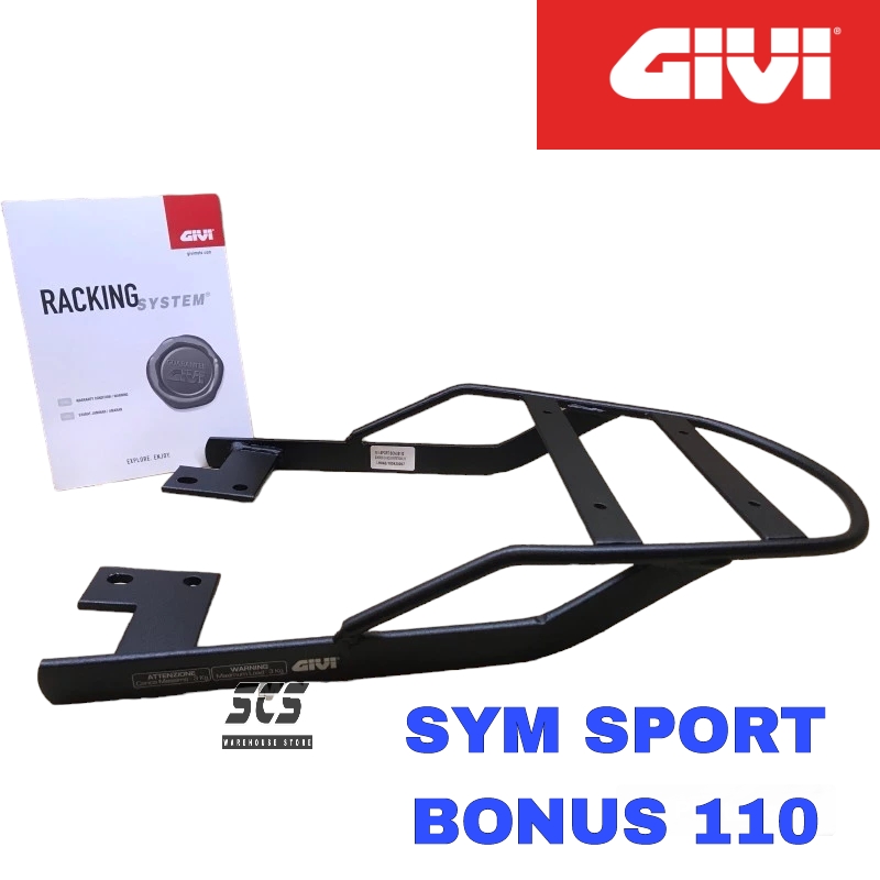 Monorack Givi SYM SPORT BONUS 110 Advance Monorack 100% Original GIVI Accessories Motor Sport ...