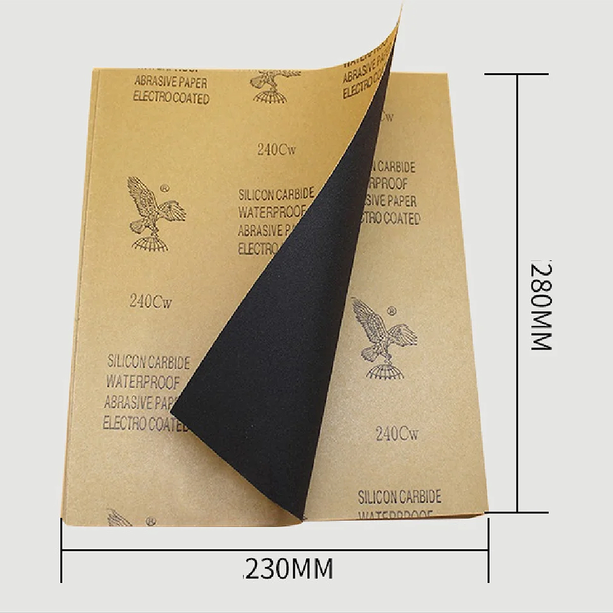 1PC Sandpaper Grit 60-2000 Abrasive Kertas Pasir Tahan Air Gosok Kayu ...