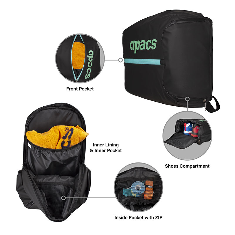 (FOR 1 PC RACKET) APACS BACKPACK BP335 | Shopee Malaysia