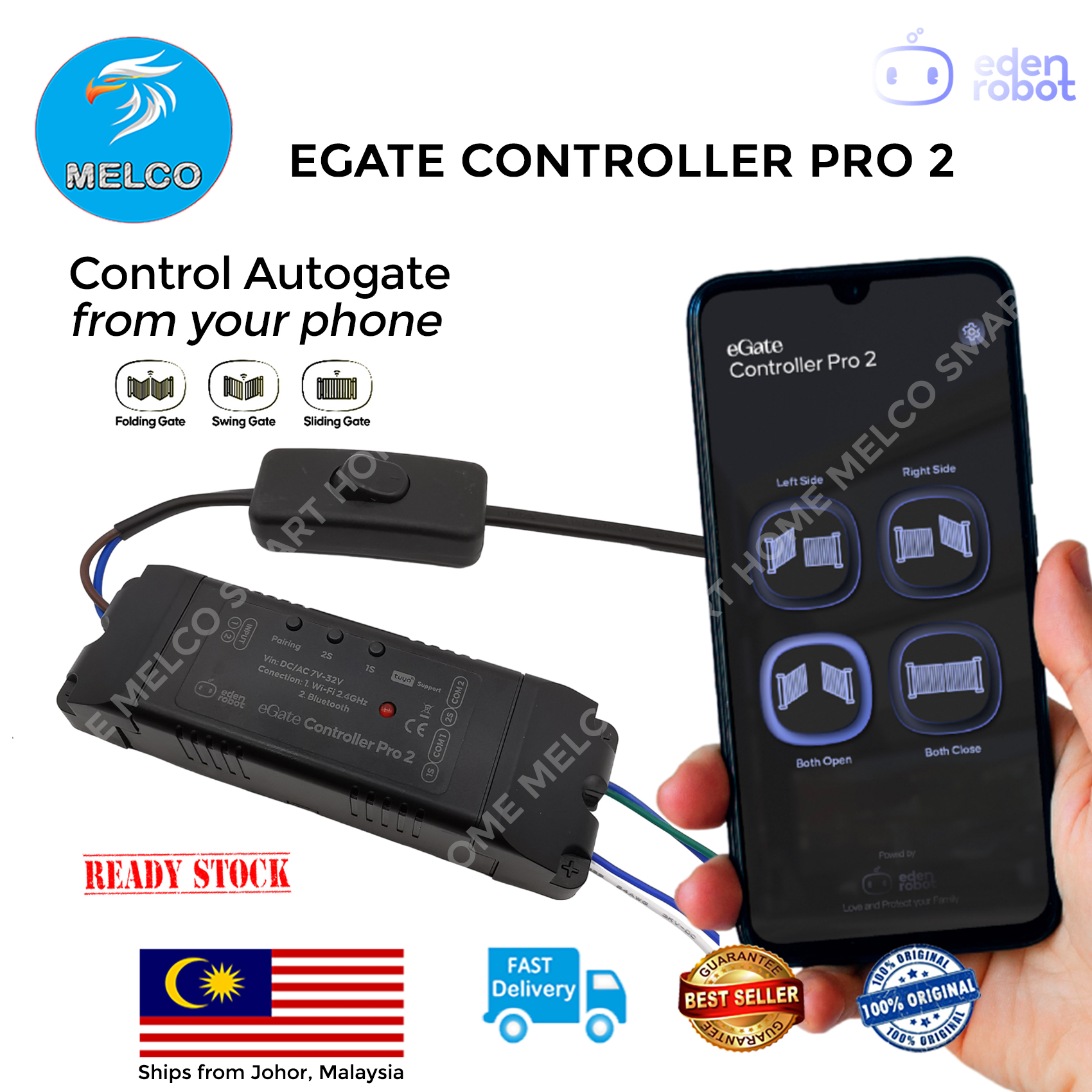 Gpro Egate Wifi IOT Controller Pro 2 Smart Autogate Autogate Pintar ...