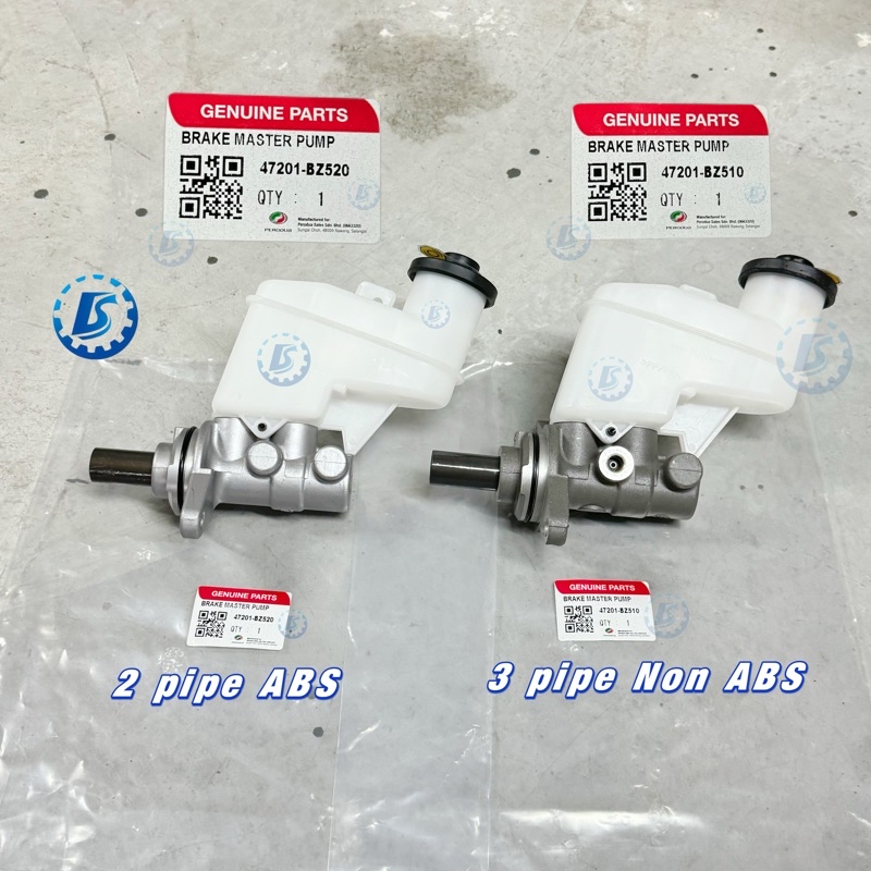 Perodua🔥Perodua Axia 1.0 Brake Master Pump (2 pipe / 3 pipe） (ABS / Non ...