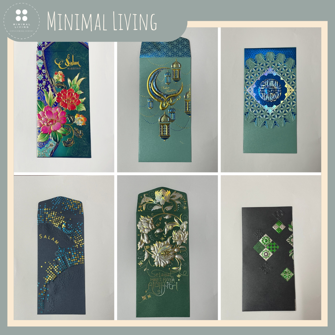 5pcs 3D Embossed Printing / Sampul Duit Raya Premium 2024 / Angpau ...