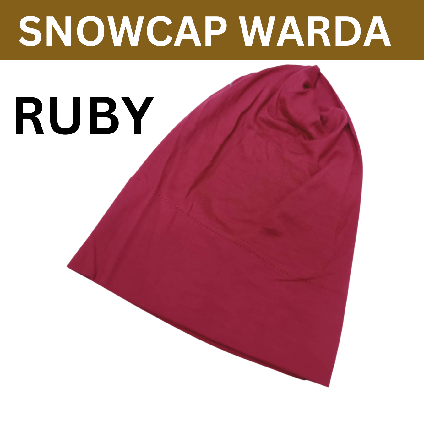 FAQIAH Inner Snowcap Warda Full Cover Cotton Jesse Tanpa Lubang ...