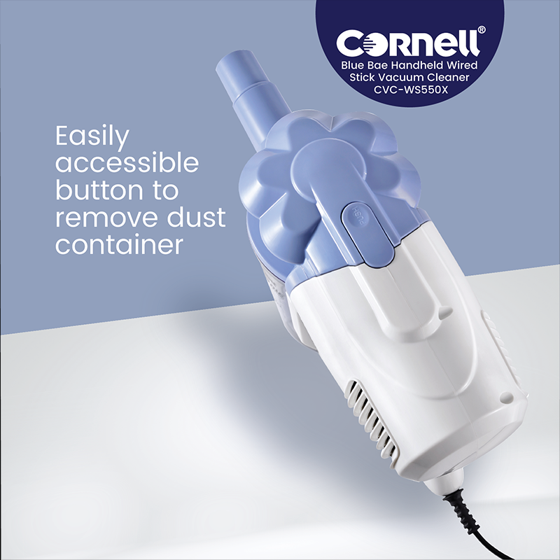Cornell Blue Bae Series 2 in 1 Portable Handheld Vacuum Cleaner Bagless ...