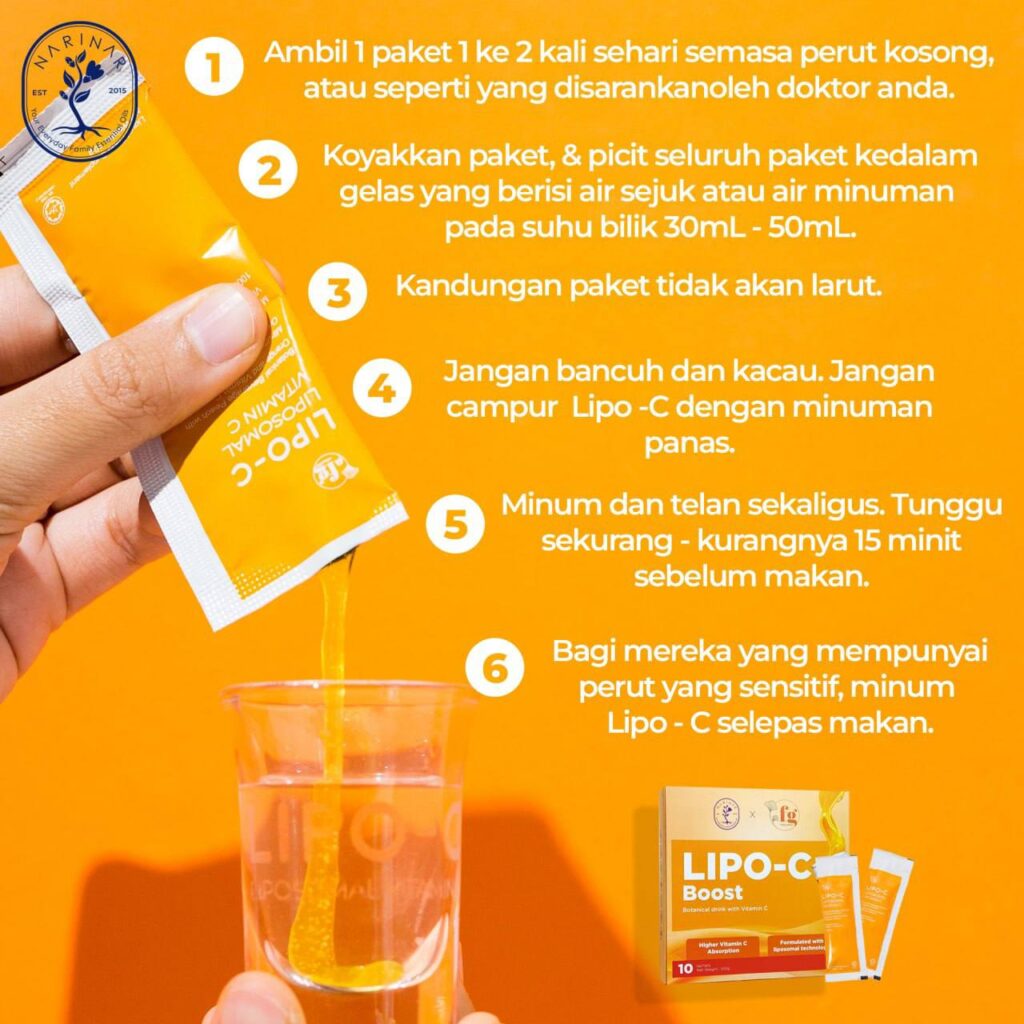 Liposomal Vitamin C NARINAR Lipo C Boost | FG Lipo C | Lipo Kids Botanical Drink Vitamin C ...