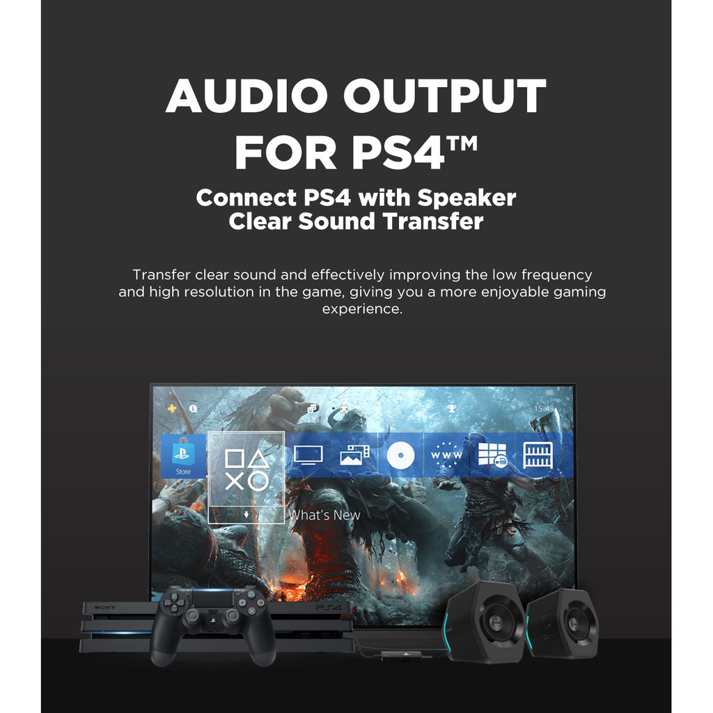Edifier Hecate GS02 USB 7.1 Virtual Surround Externa Gaming Sound Card ...